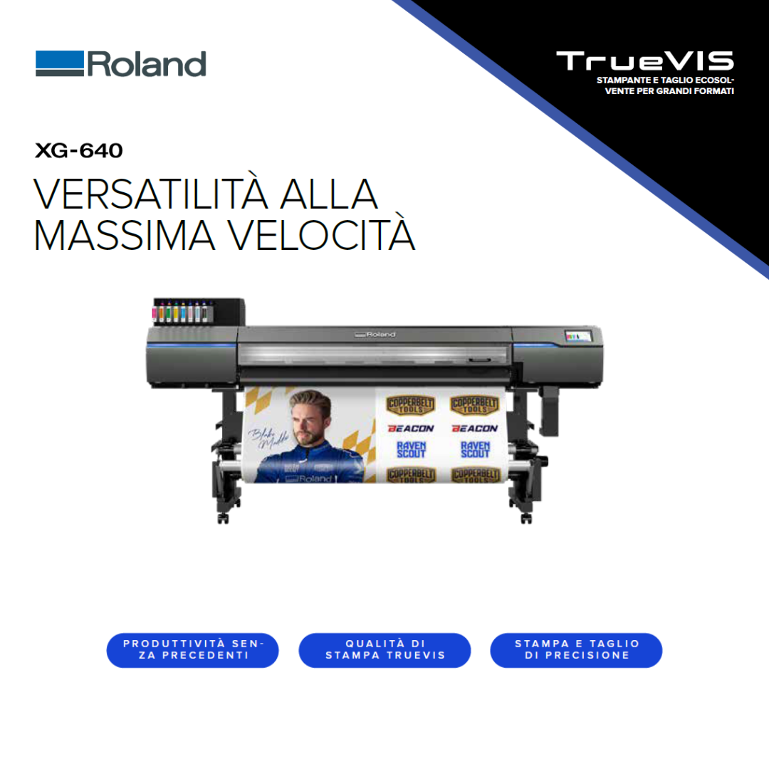 PLOTTER STAMPA E TAGLIO - ROLAND XG-640